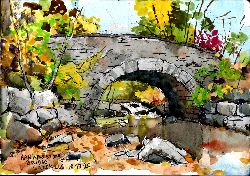 Painting the Historic Bridges of the Catskill Mountains - LevineArtStudio